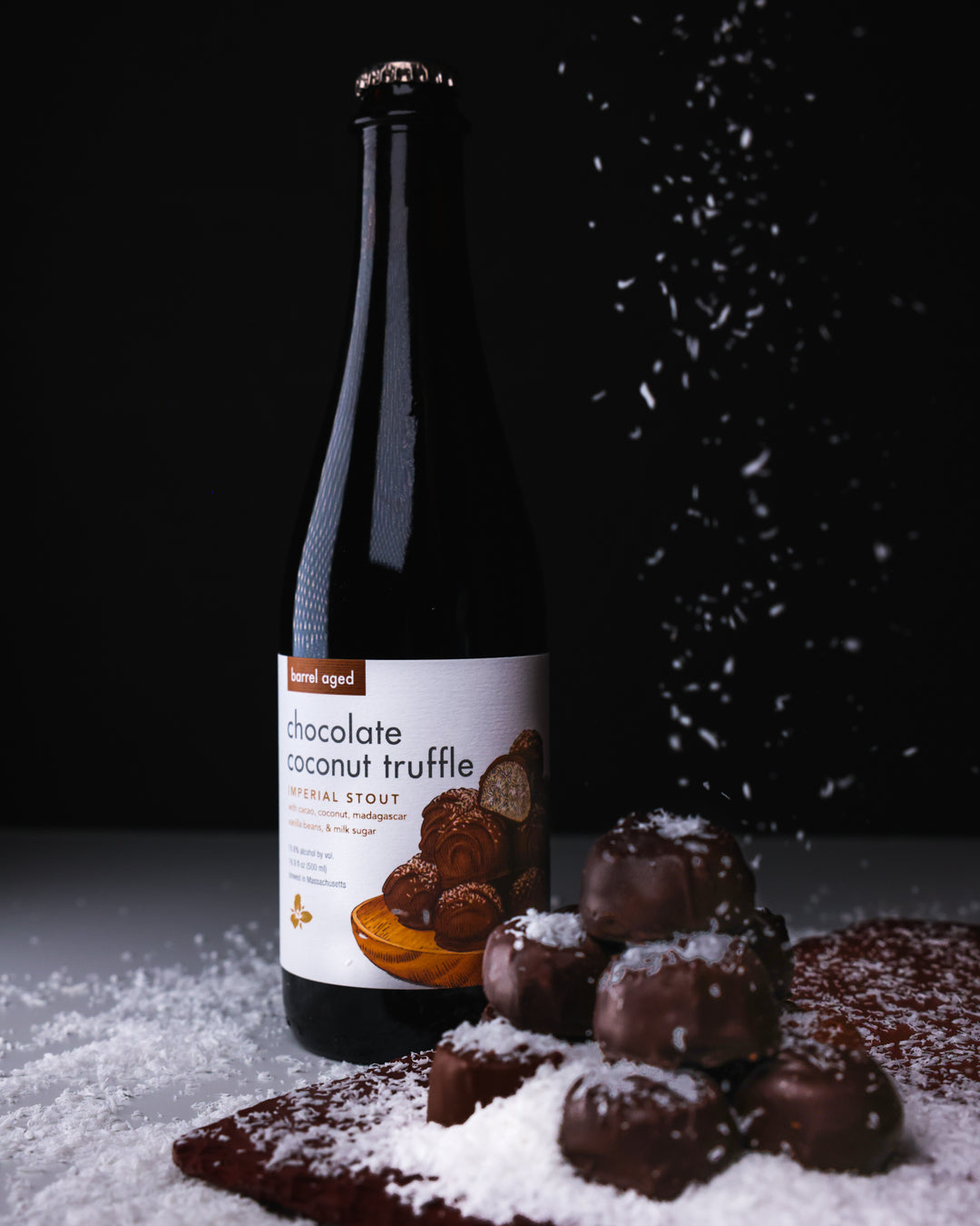 Barrel-Aged Chocolate Coconut Truffle – Trilliumbrewing.com