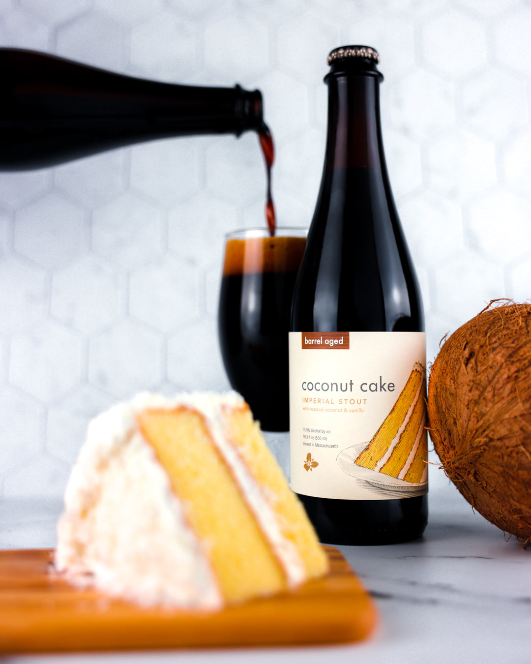 Barrel-Aged Coconut Cake – Trilliumbrewing.com