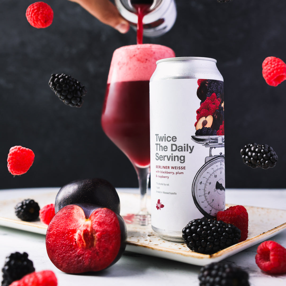 Twice the Daily Serving: Blackberry, Plum & Raspberry – Trilliumbrewing.com